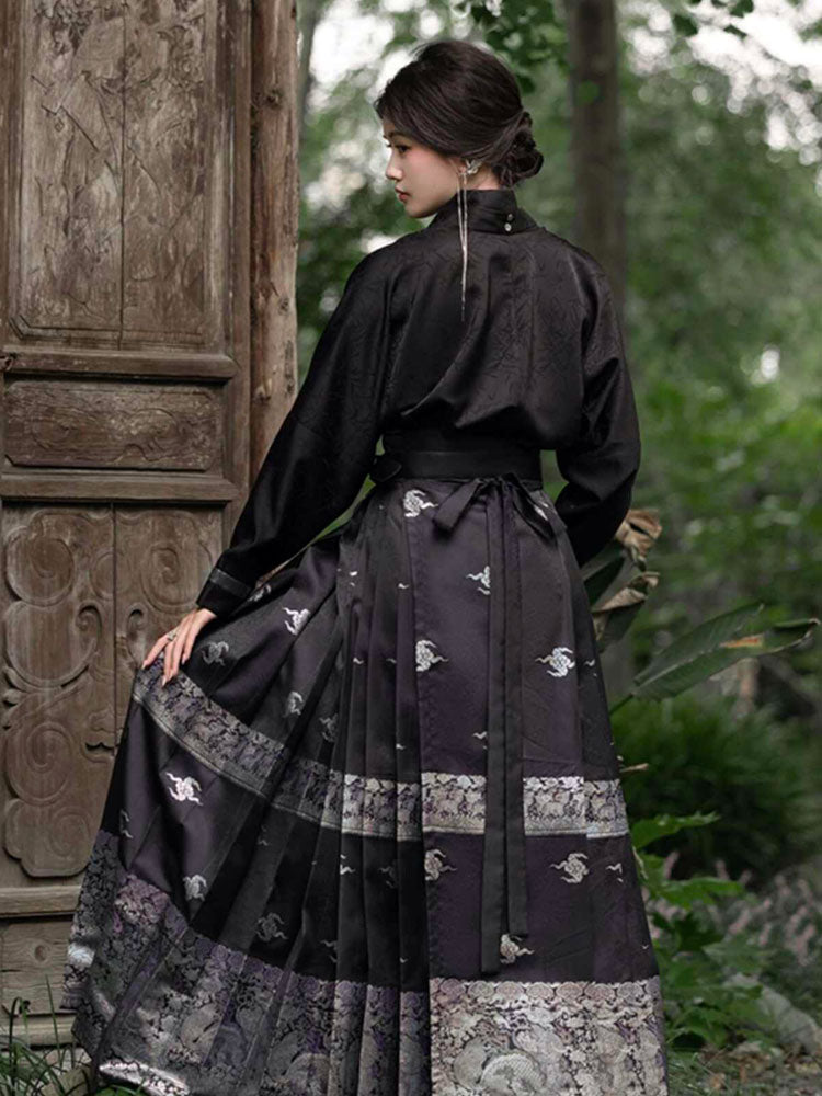 Ocean Wave Pattern Woven Gold Traditional Chinese Retro Pattern Mamian ...